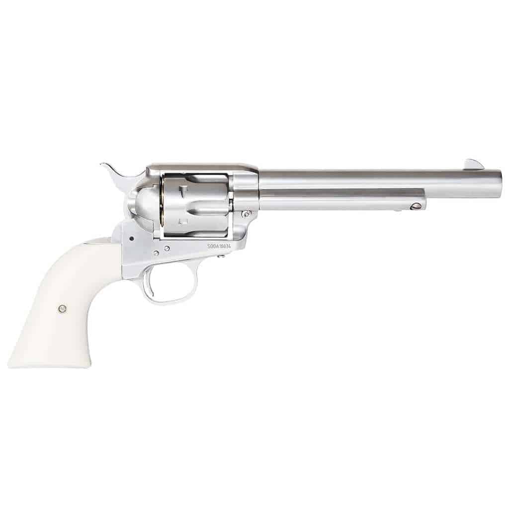 King Arms - SAA .45 Peacemaker Gas Revolver - Silver | Fubar Bundy Airsoft