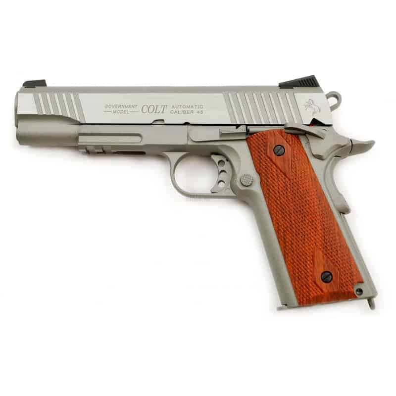 Cybergun 1911 Railed Stainless KWC | Fubar Bundy Airsoft