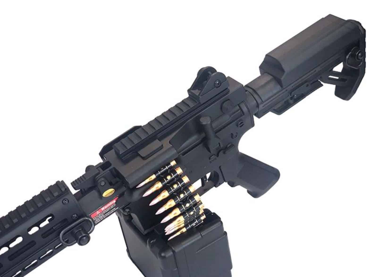 Golden Eagle MCR LMG With 2600R Drum Magazine | Fubar Bundy Airsoft