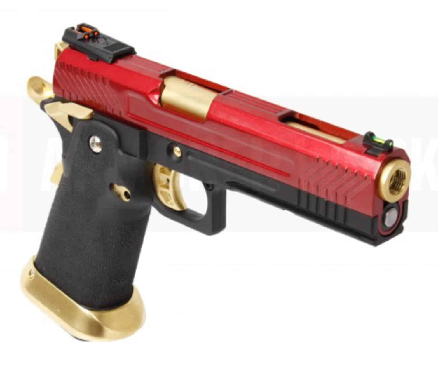 Armorer Works Hi-Capa Red/Gold | Fubar Bundy Airsoft