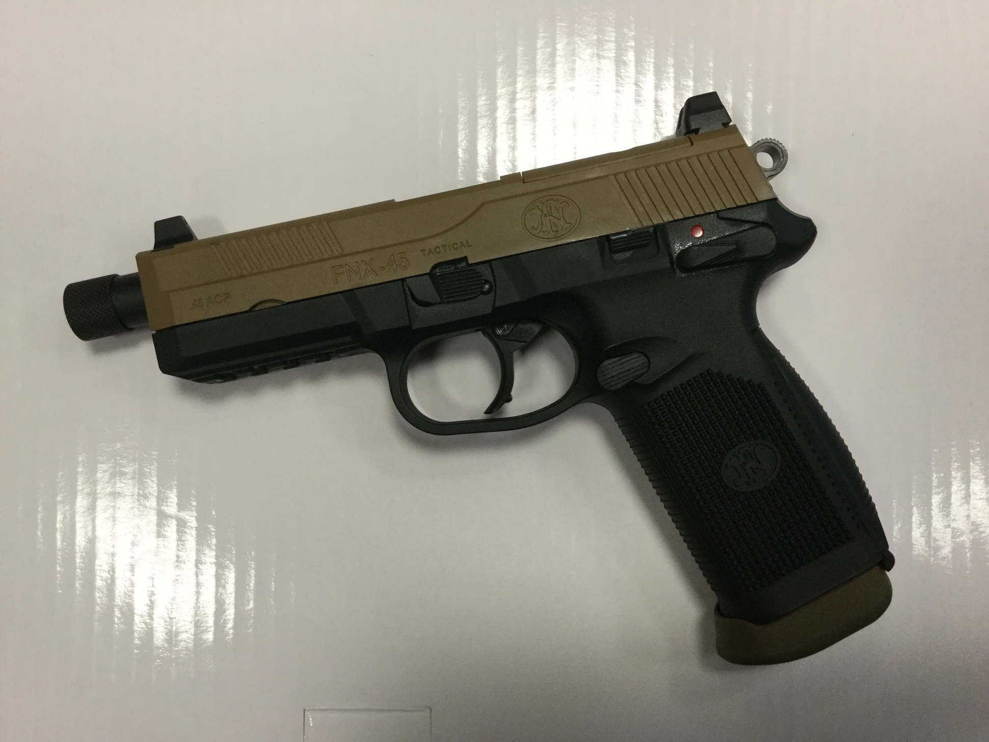 Cybergun / VFC FNX .45 - Black/FDE | Fubar Bundy Airsoft