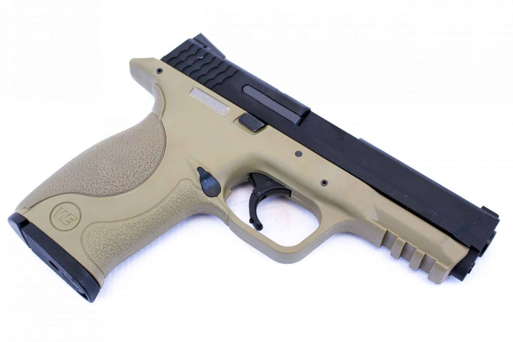 WE Europe - Big Bird M&P 9 Full Auto Tan | Fubar Bundy Airsoft