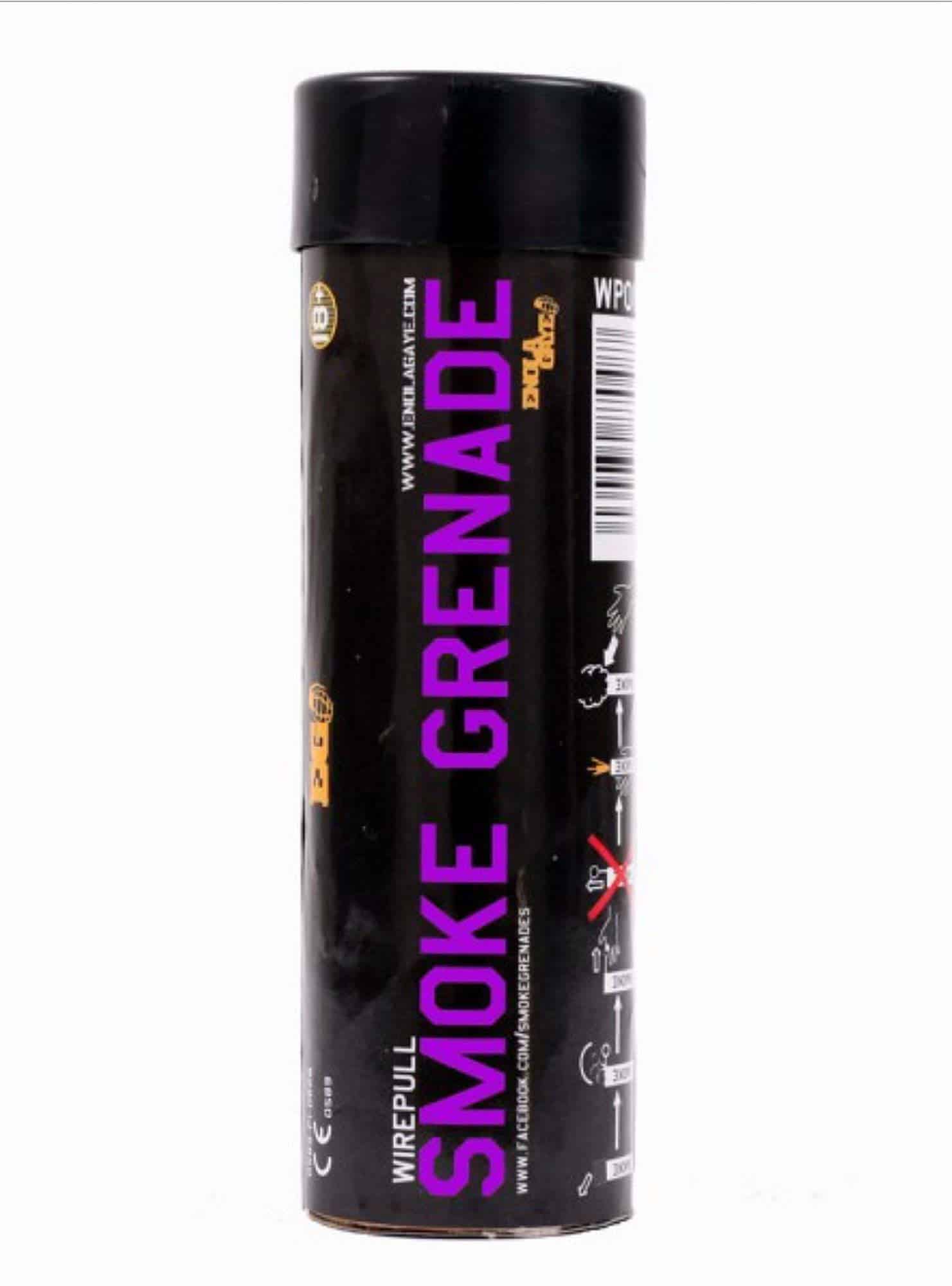 Enola Gaye - WP40 Wire Pull Smoke - Purple | Fubar Bundy Airsoft