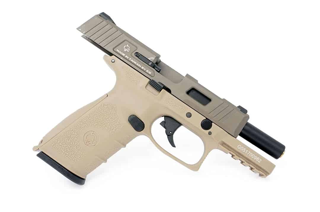 ICS - BLE-XFG Alpha Gas BlowBack Pistol | Fubar Bundy Airsoft
