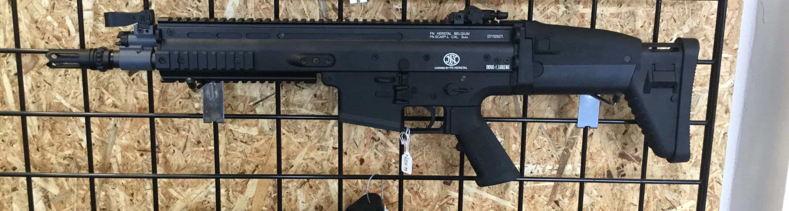 Cybergun licensed FN Herstal Scar L Black | Fubar Bundy Airsoft
