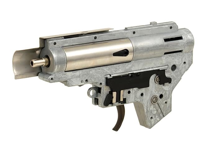 Complete V2 Gearbox with EBB Rear Wired | Fubar Bundy Airsoft