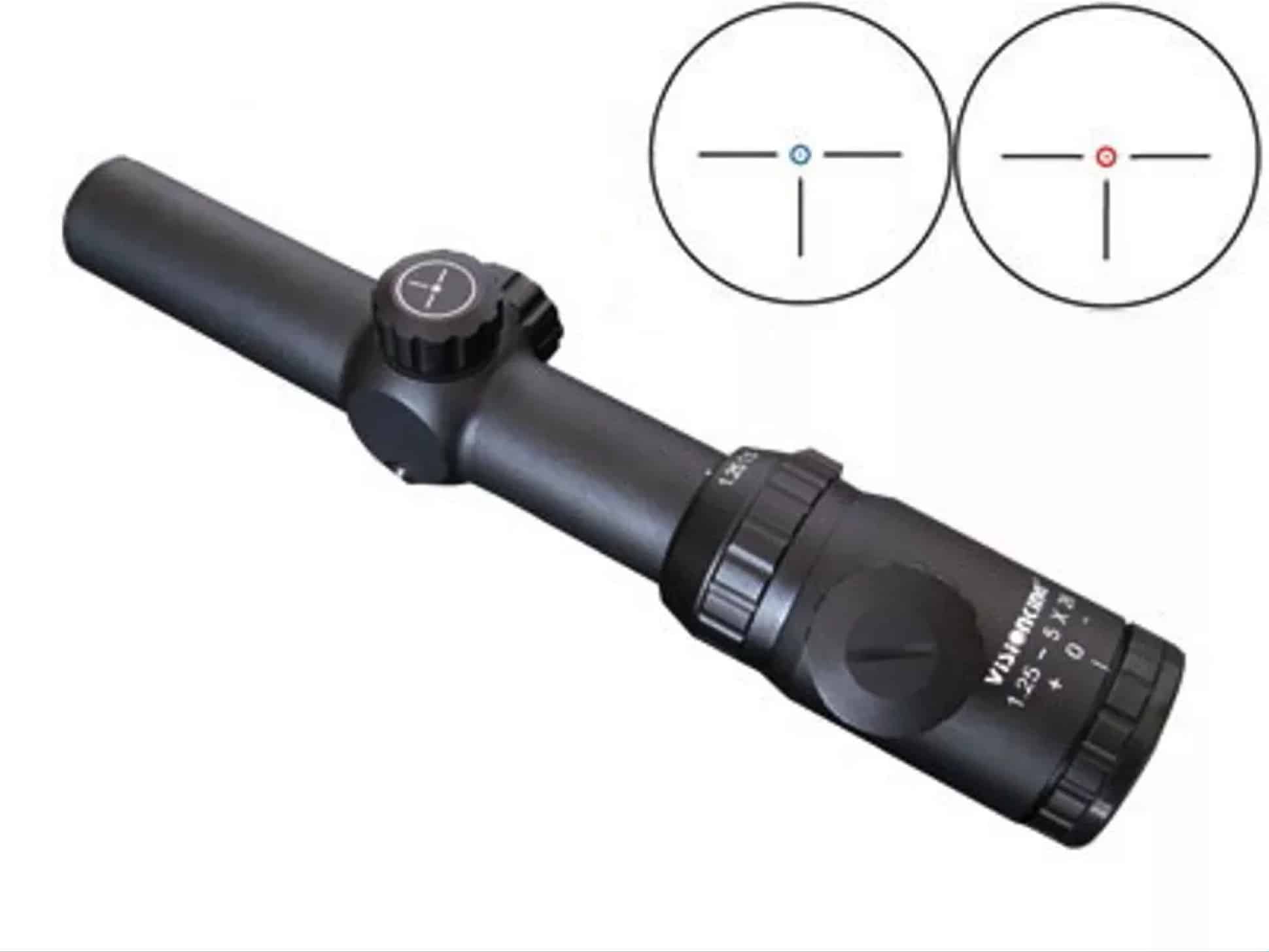 Vision King - Short Dot Scope 1.25-5 x 26 | Fubar Bundy Airsoft