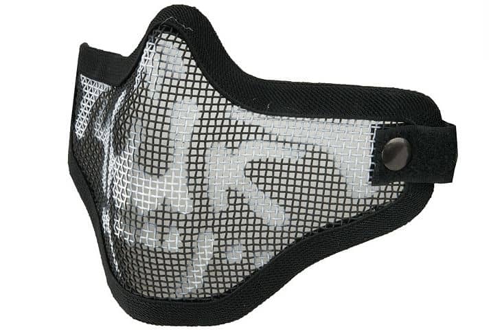 Ventus Lower Face Mask - Skull | Fubar Bundy Airsoft